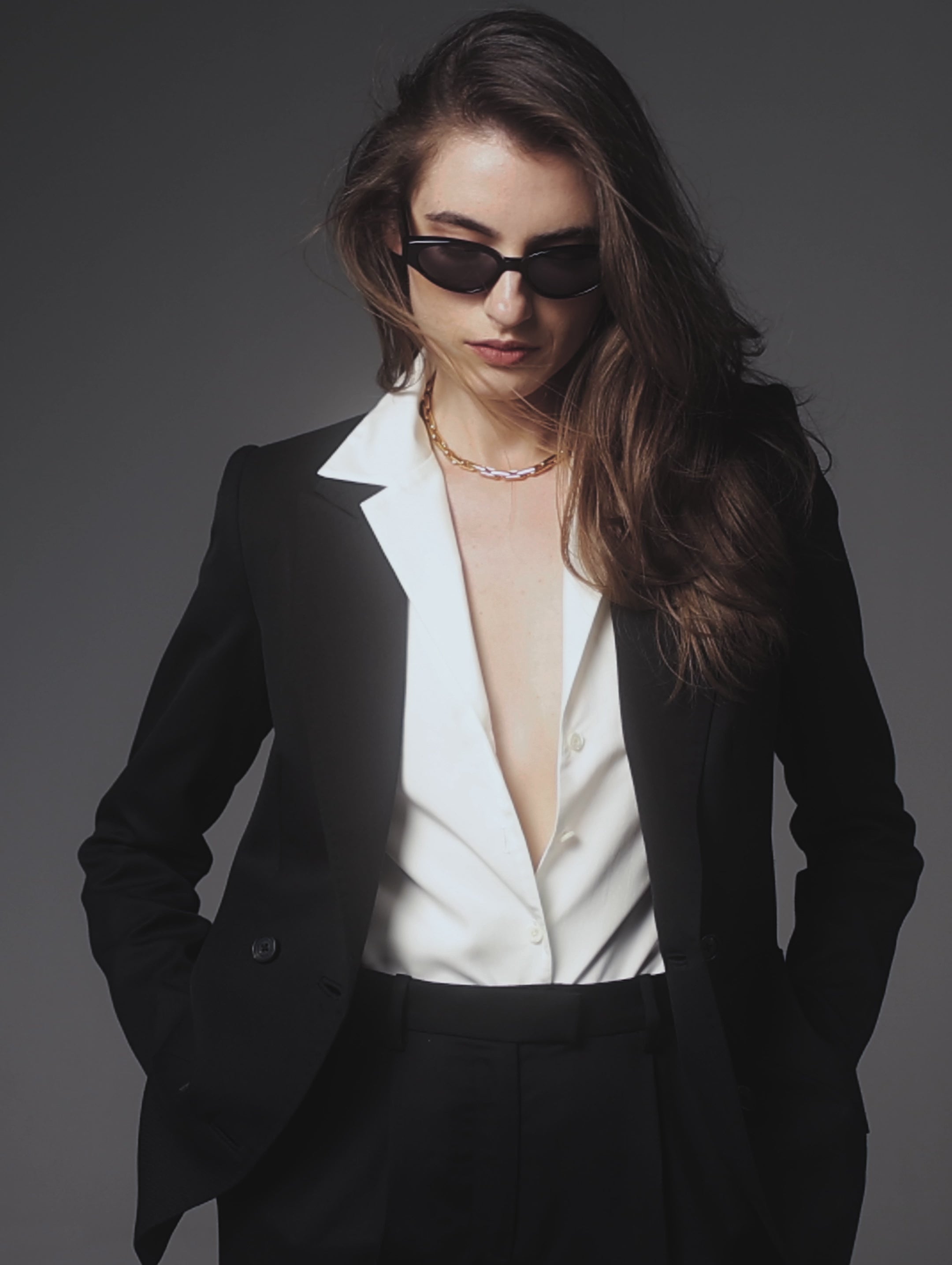 Anna Jacket in Cashmere and Silk - Gallello Atelier